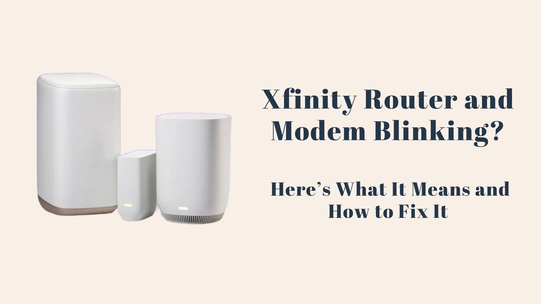 xfinity router white light